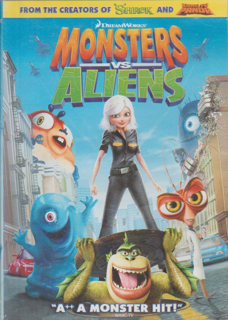 Monsters vs Aliens (DVD) – Ontheroadbooks