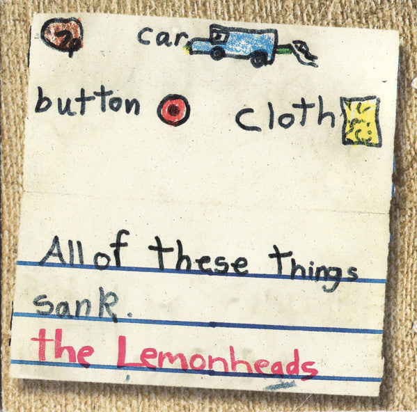 The Lemonheads - Car Button Cloth – Ontheroadbooks