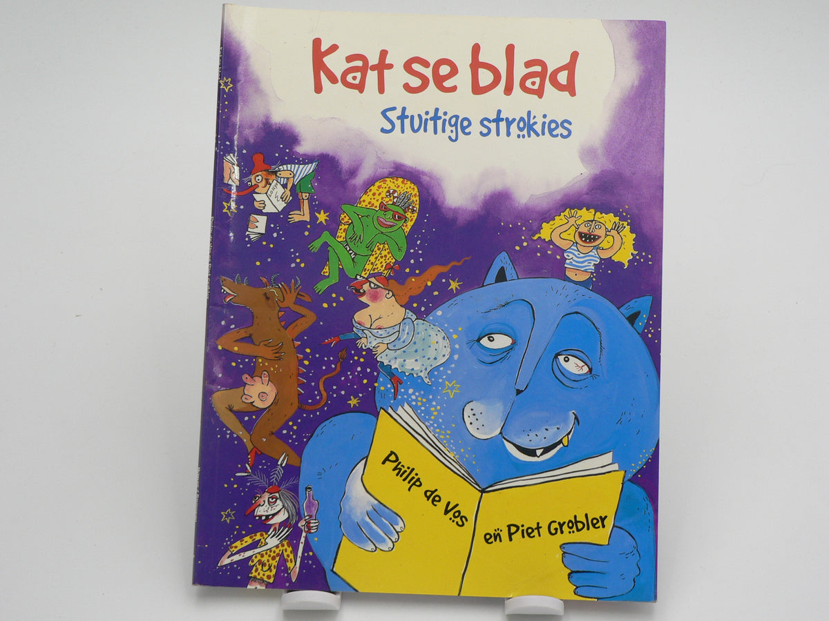 Kat se blad - Stuitige strokies Philip de Vos; Illustrated by Piet Gro ...